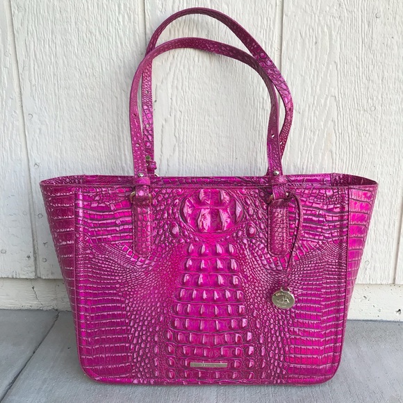 Brahmin | Bags | Nwt Brahmin Ashlee Potion Pink Tote | Poshmark